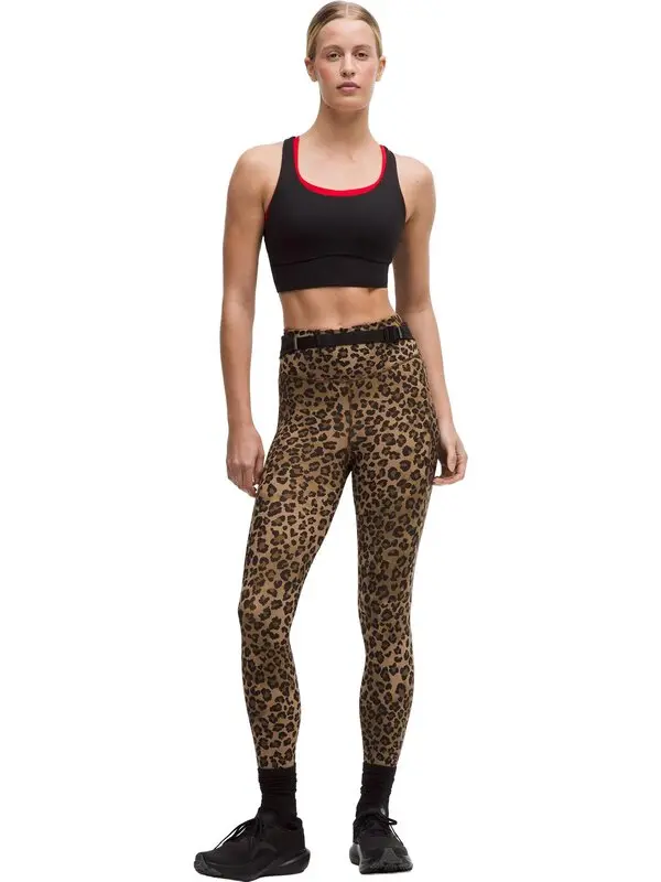 Lululemon Fast And Free High-rise Tight 25 - True Leopard Multi