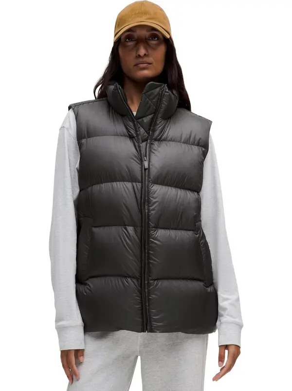 Lululemon Featherweight 900-down-fill Puffer Vest - Graphite Grey
