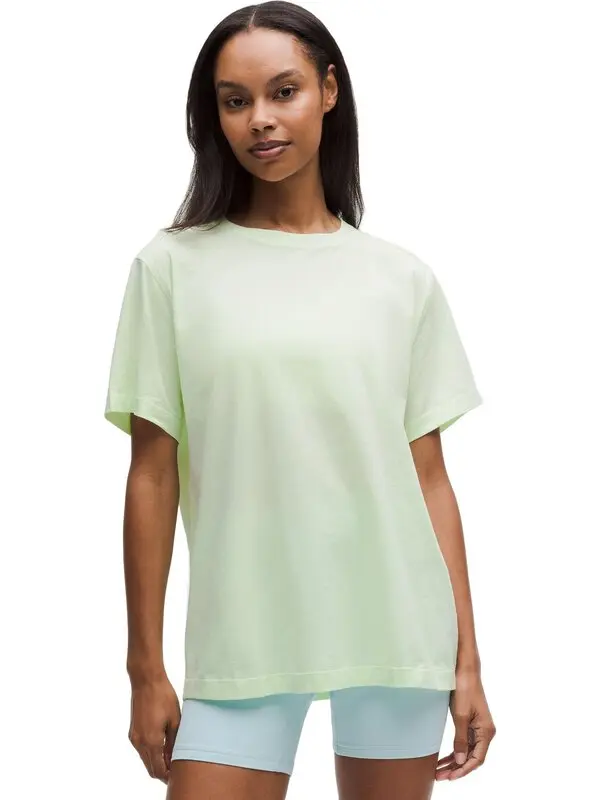 Lululemon All Yours Organic Cotton-blend T-shirt - Matcha Magic