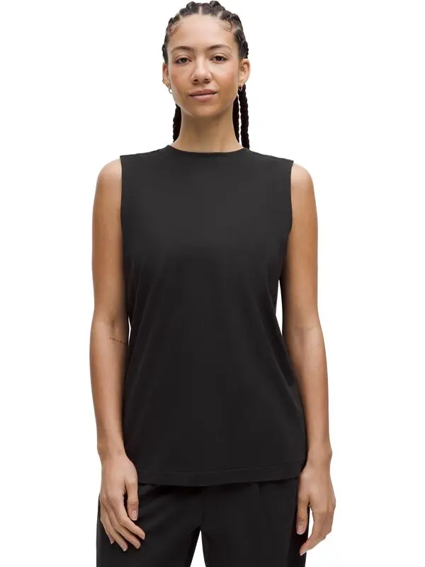 Lululemon All Yours Organic Cotton-blend Tank Top - Black