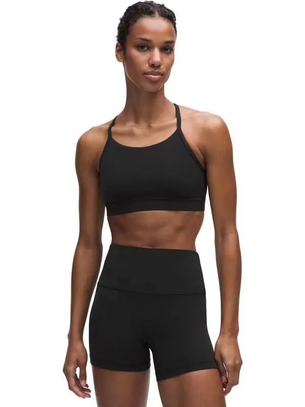 Lululemon Flow Y Mid-support Bra - Black