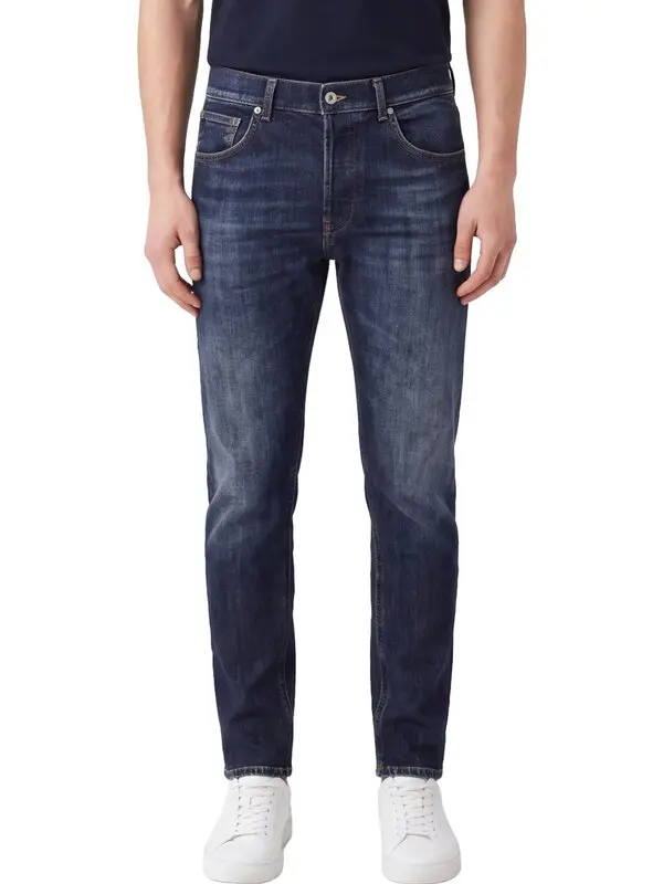 DONDUP Dian Five-pocket Skinny Fit Stretch Denim Jeans With A Slim Fit - Blue