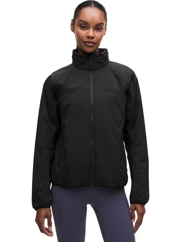 Lululemon Insulated Back-vent Running Jacket - Black