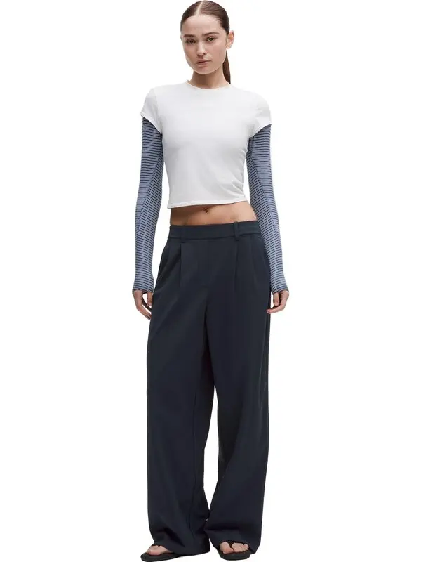 Lululemon Daydrift High-rise Wide-leg Trouser - True Navy