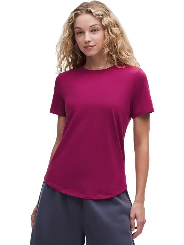 Lululemon Love Crewneck T-shirt - Raspberry Rave