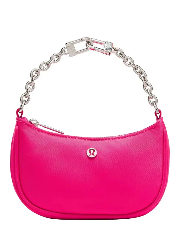 Lululemon City Essentials Nano Bag - Flamingo Fun/silver