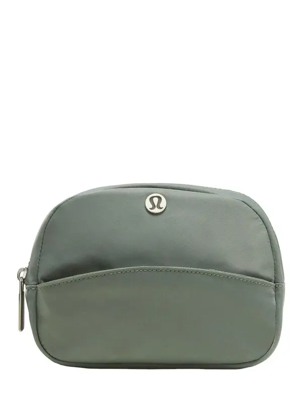 Lululemon City Essentials Pouch - Willow Leaf/silver