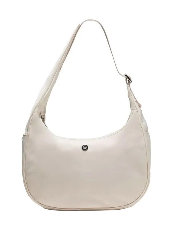 Lululemon City Essentials Shoulder Bag 4l - Light Ivory/silver