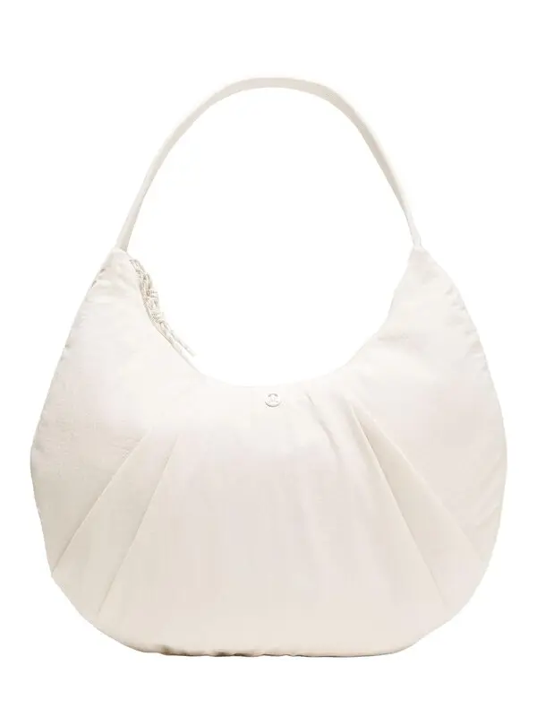 Lululemon Pleated Shoulder Bag 10l - Light Ivory
