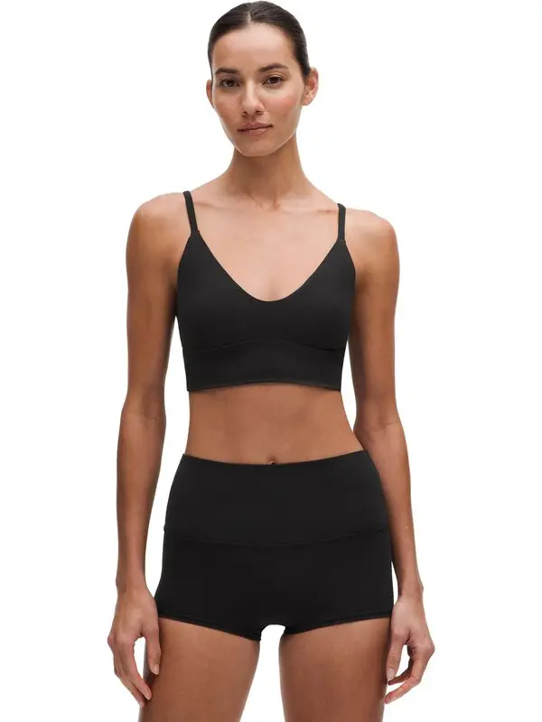 Lululemon Focuser Scoop-neck Bra Nulu - Black