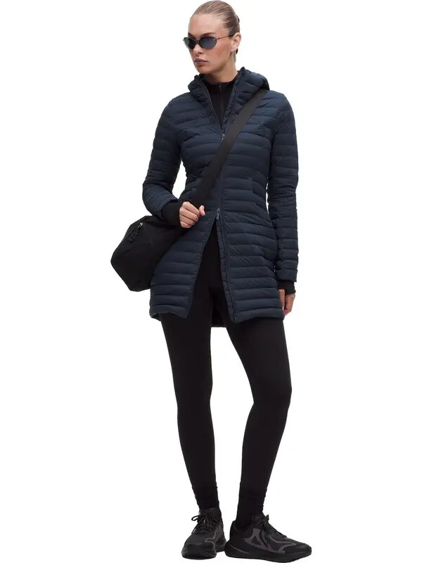 Lululemon Pack It Down Long Jacket - True Navy