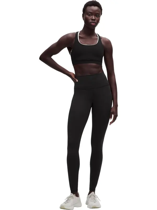 Lululemon Wunder Train High-rise Tight With Pockets 28 - Black