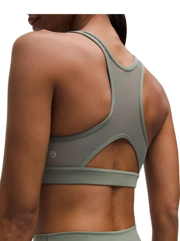 Lululemon Wunder Train Mesh-back Bra - Willow Leaf