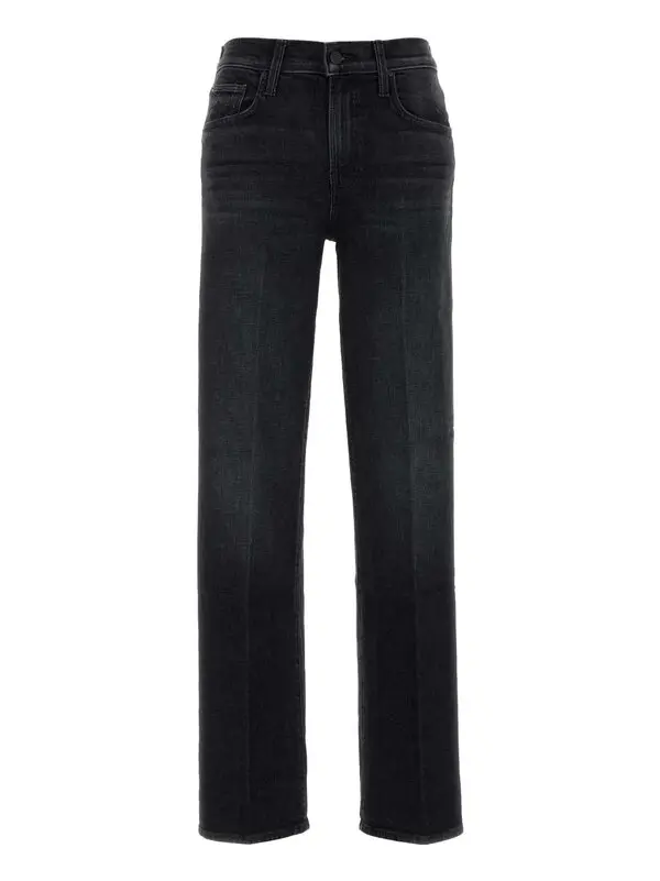 MOTHER Stretch Denim Jeans - Black