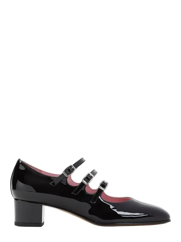 CAREL Kina Mini Mary Jane Pumps With 4cm Heel Height - Black