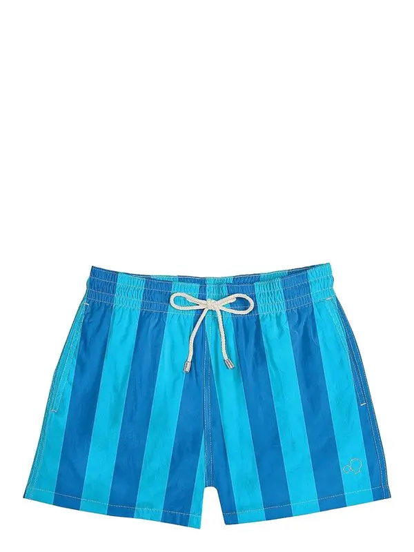 ARRELS BARCELONA Apos;s Beach House Striped Drawstring Regular-fit Swim Shorts - Multi