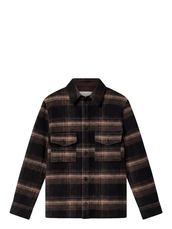 MARANT Kervon Check Wool-blend Overshirt - Multi