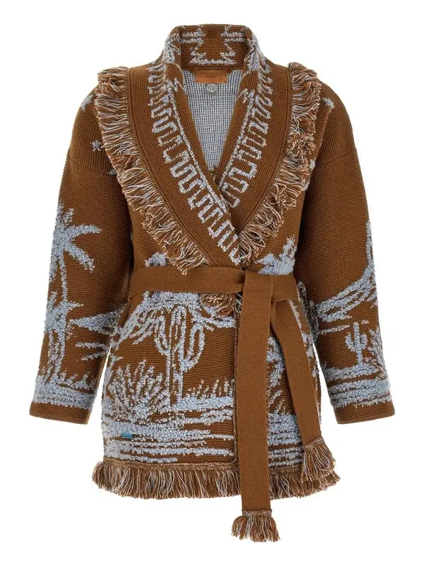 Alanui Canyon Spirit' Cardigan - Brown