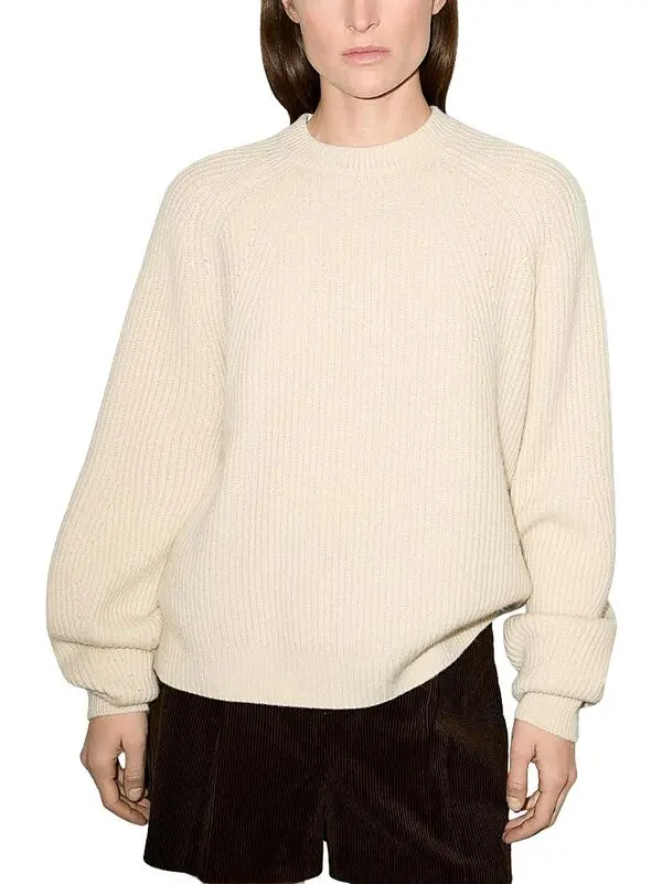 Max & Co. Adagio Wool & Cashmere Raglan Sleeve Sweater - Camel