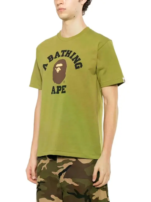 A BATHING APE Logo-print T-shirt - Green