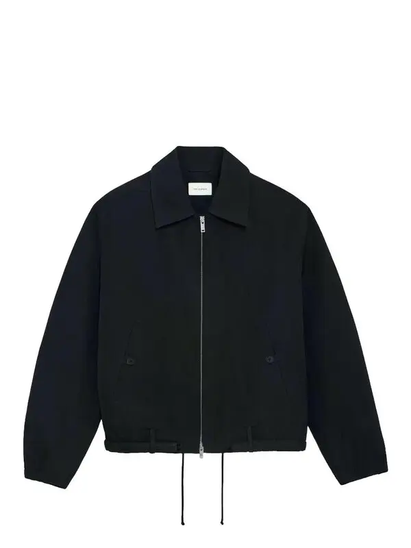 CRAIG GREEN Drawstring-hem Zip-up Utility Jacket - Black