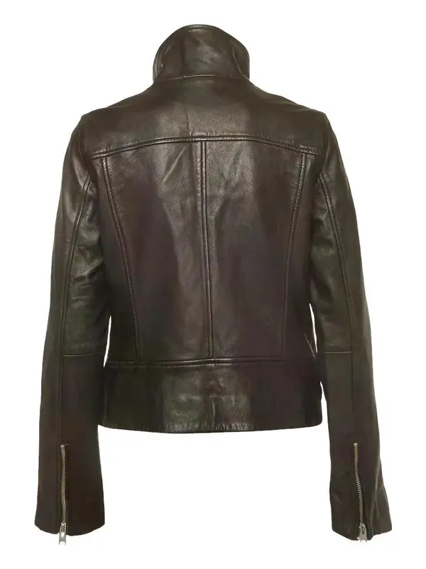 ALLSAINTS Bales Leather Biker Jacket - Black