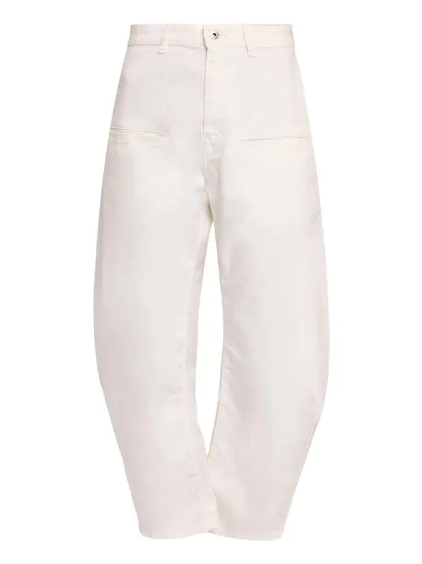 All Three Kenny Barrel-leg Pants - Chalk