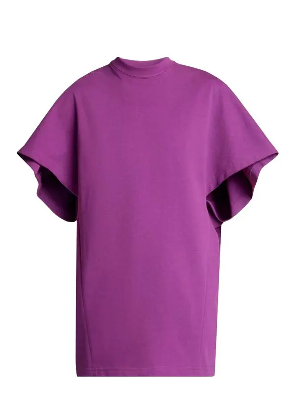 Balenciaga Structured Heavy Jersey T-shirt - Prune