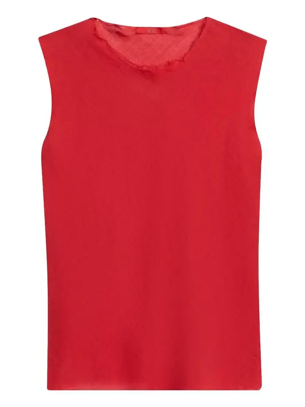 All Three Iris Gauze Tank Top - Red