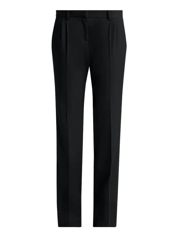 Balenciaga Low-rise Slim-leg Tailored Pants - Black