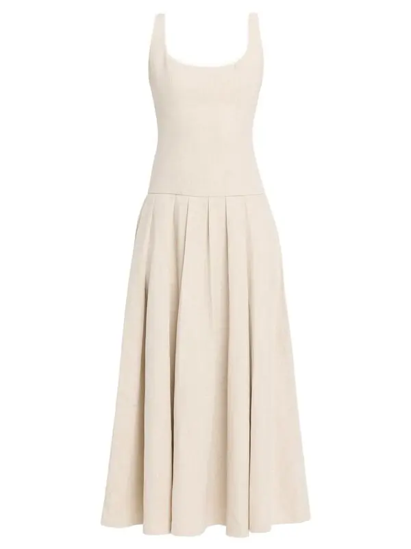 Anna Quan Marcelle Drop-waist Maxi Dress - Cloud