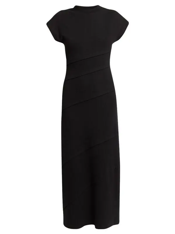 Proenza Schouler Hilma Cap-sleeve Column Dress - Black