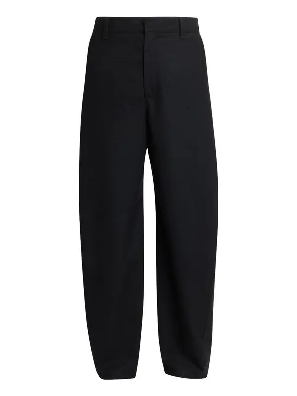 Givenchy Wool Flannel Straight-leg Trousers - Black