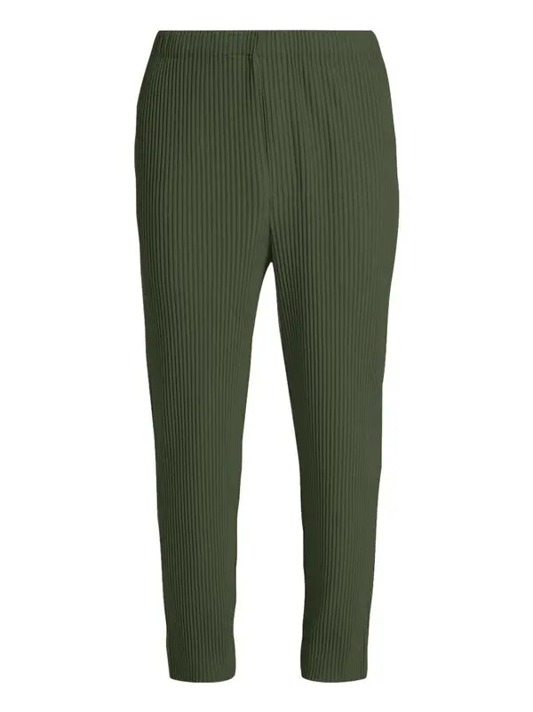 Issey Miyake Pleats 2 Tapered Pull-on Pants - Green