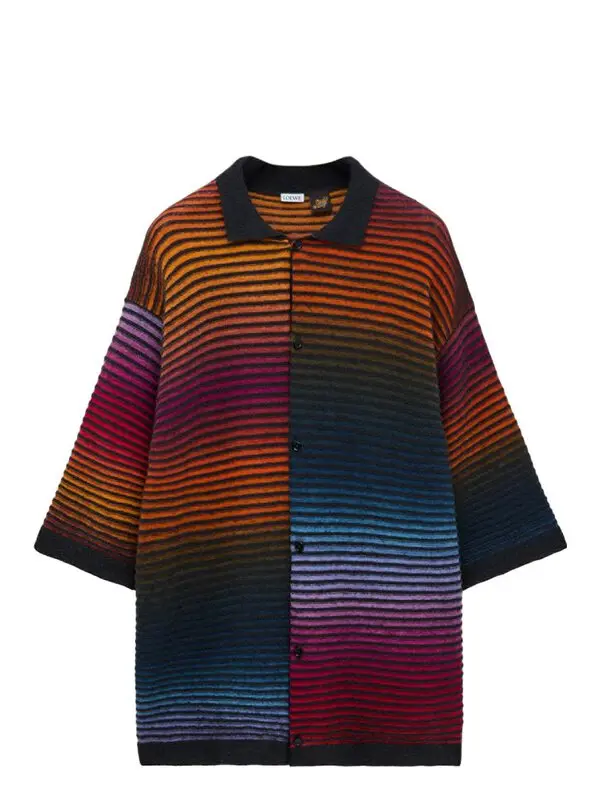 Loewe X Paula's Ibiza Multi-stripe Knit Shirt - Multicolor