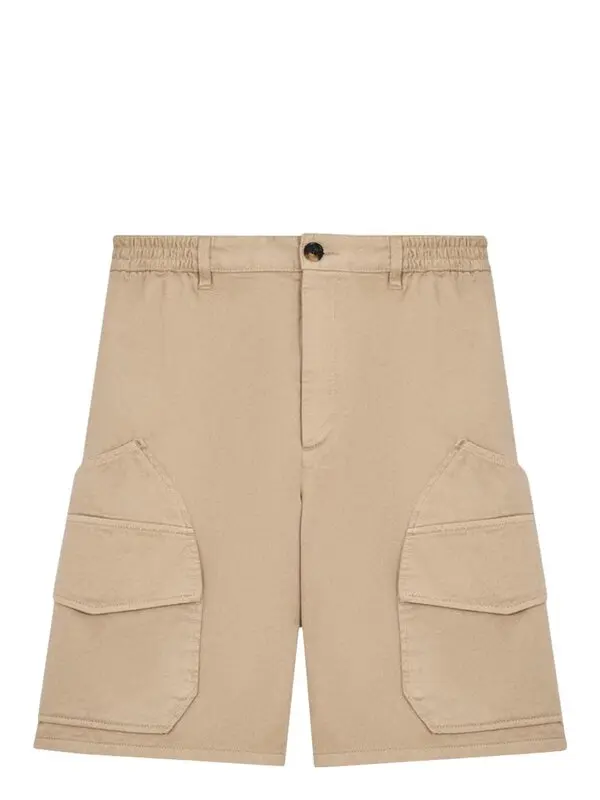 Loewe X Paula's Ibiza Washed Cotton Cargo Shorts - Sand