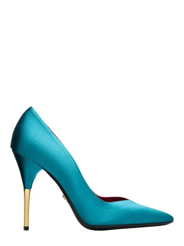 Valentino Garavani Satin Stiletto Pump - Blue
