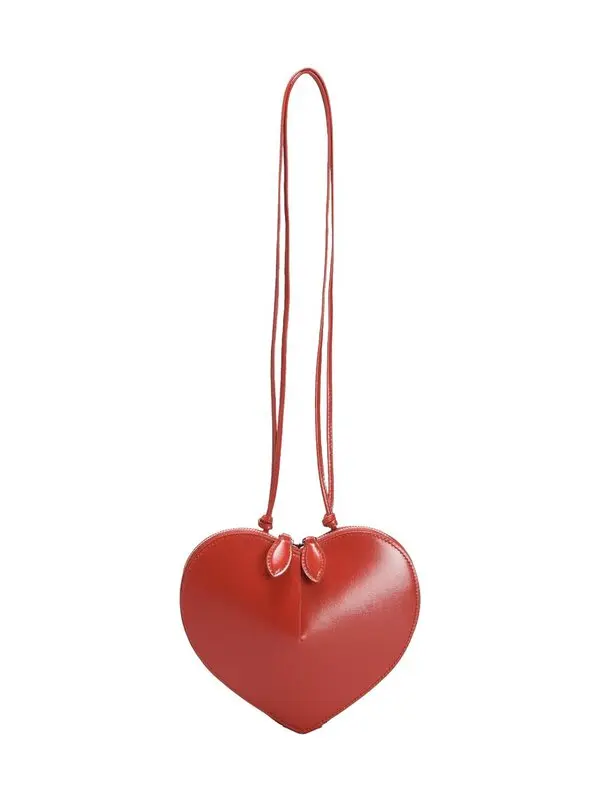 Alaïa Le Coeur Crossbody Bag In Lux Leather - Laque