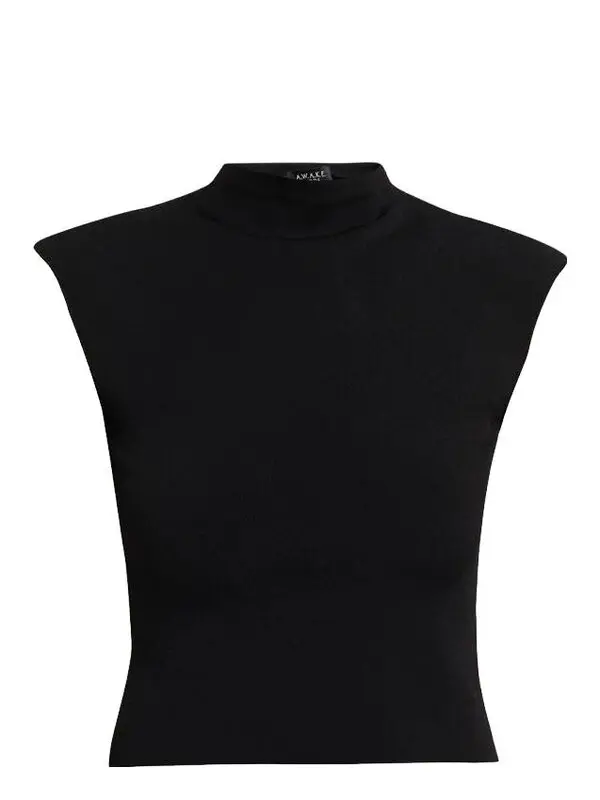 A.W.A.K.E. Mode Knit Sleeveless Top - Black