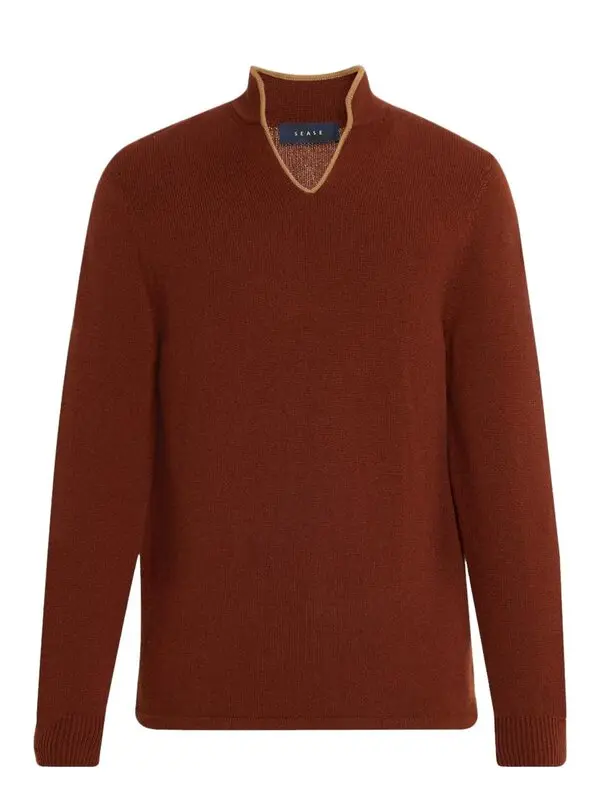 Sease Ellen Pull 2.0 Cashmere Sweater - Rust Red