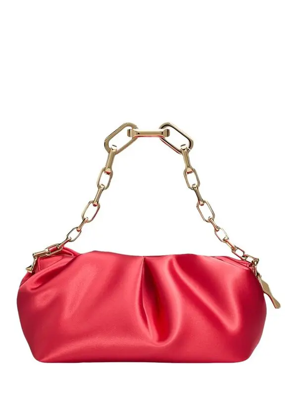 CHRISTIAN LOUBOUTIN Eva Small Leather Shoulder Bag - Grapefruit