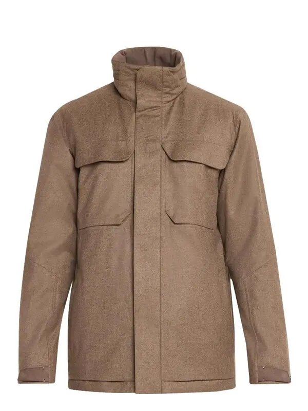 Sease Wool-cashmere Field Jacket - Wombat