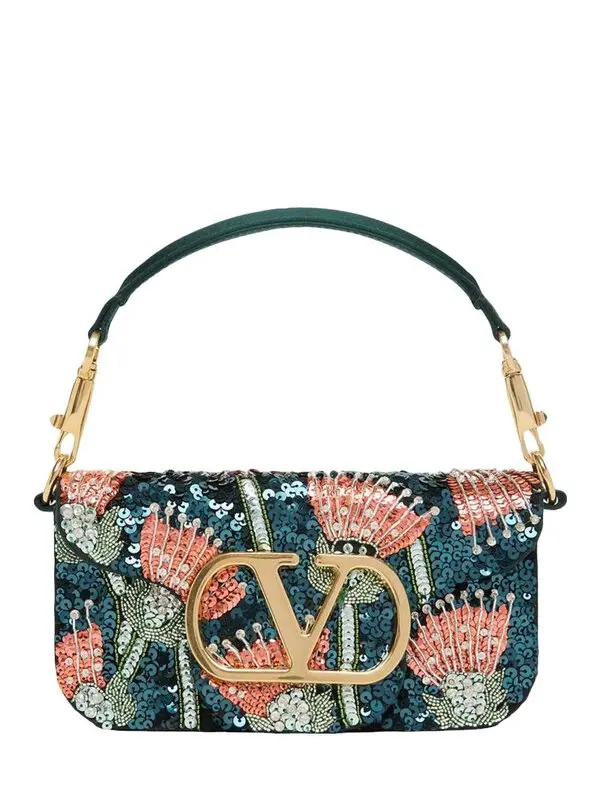 Valentino Garavani Loco Floral Sequin Clutch Bag - Multicolor