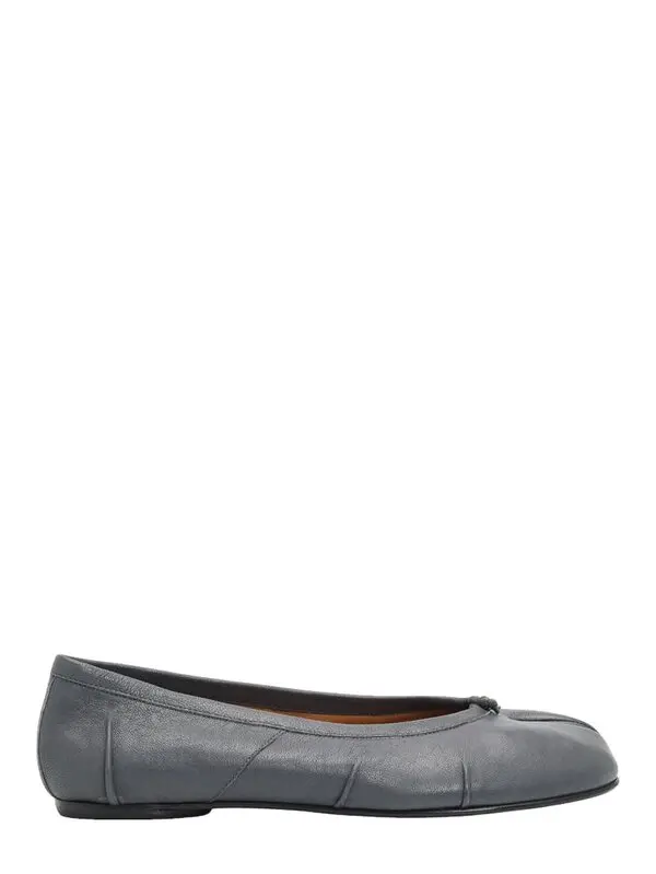 MAISON MARGIELA Tabi Leather Ballerina Flats - Grey