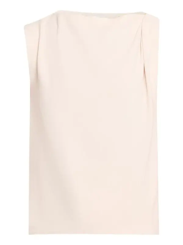 Vince Draped Shoulder Top - Blush Cloud