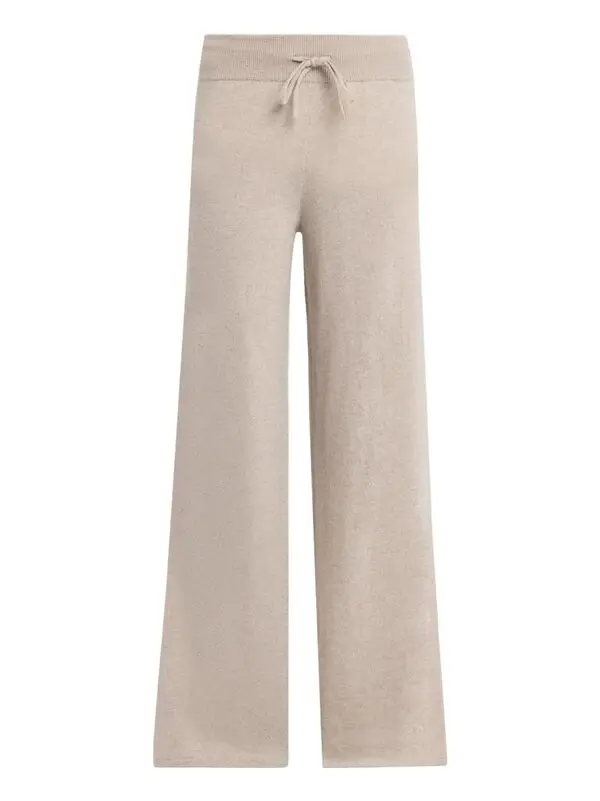 LISA YANG Sofi Cashmere Straight-leg Pull-on Trousers - Sand