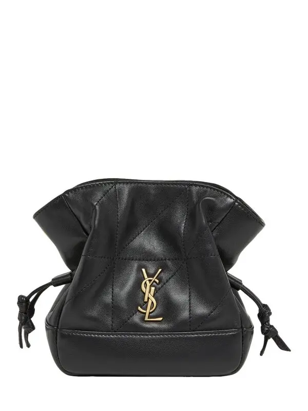 Saint Laurent Jamie Mini Quilted Leather Shoulder Bag - Nero