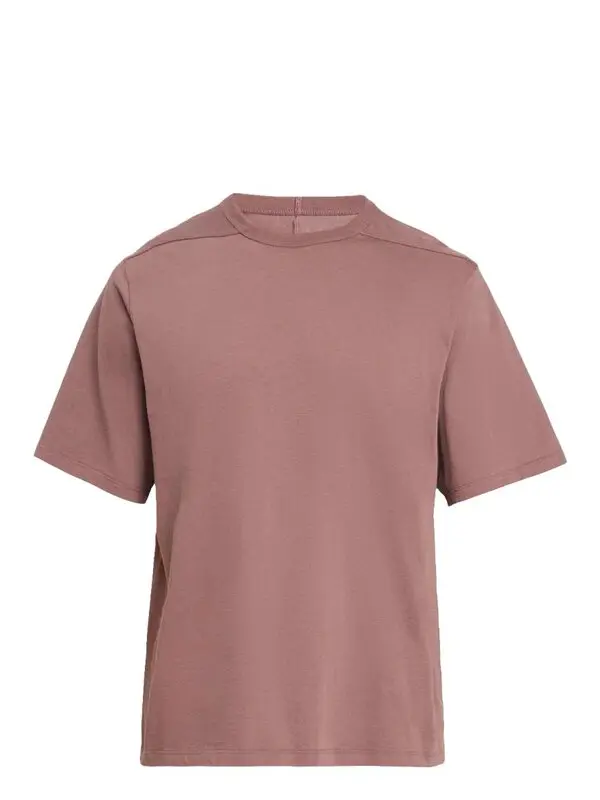 Rick Owens Cotton Jersey Crewneck T-shirt - Grape