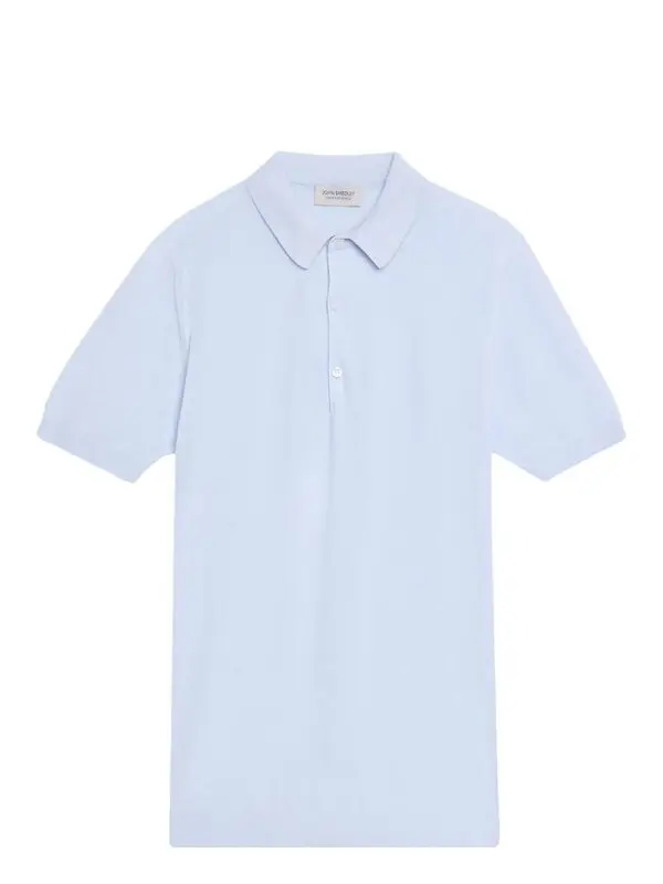 John Smedley Roth Cotton Polo Shirt - Dew