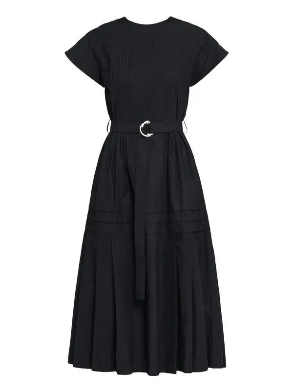 3.1 Phillip Lim Striped Handkerchief Midi Shirtdress - Sky Blue Multi